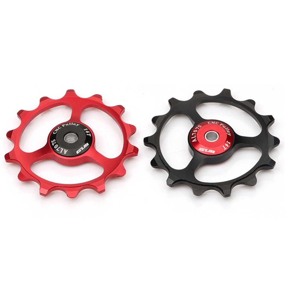 Super slidstærk pulleyhjul med lukket leje og wide-narrow design - 14 Tands